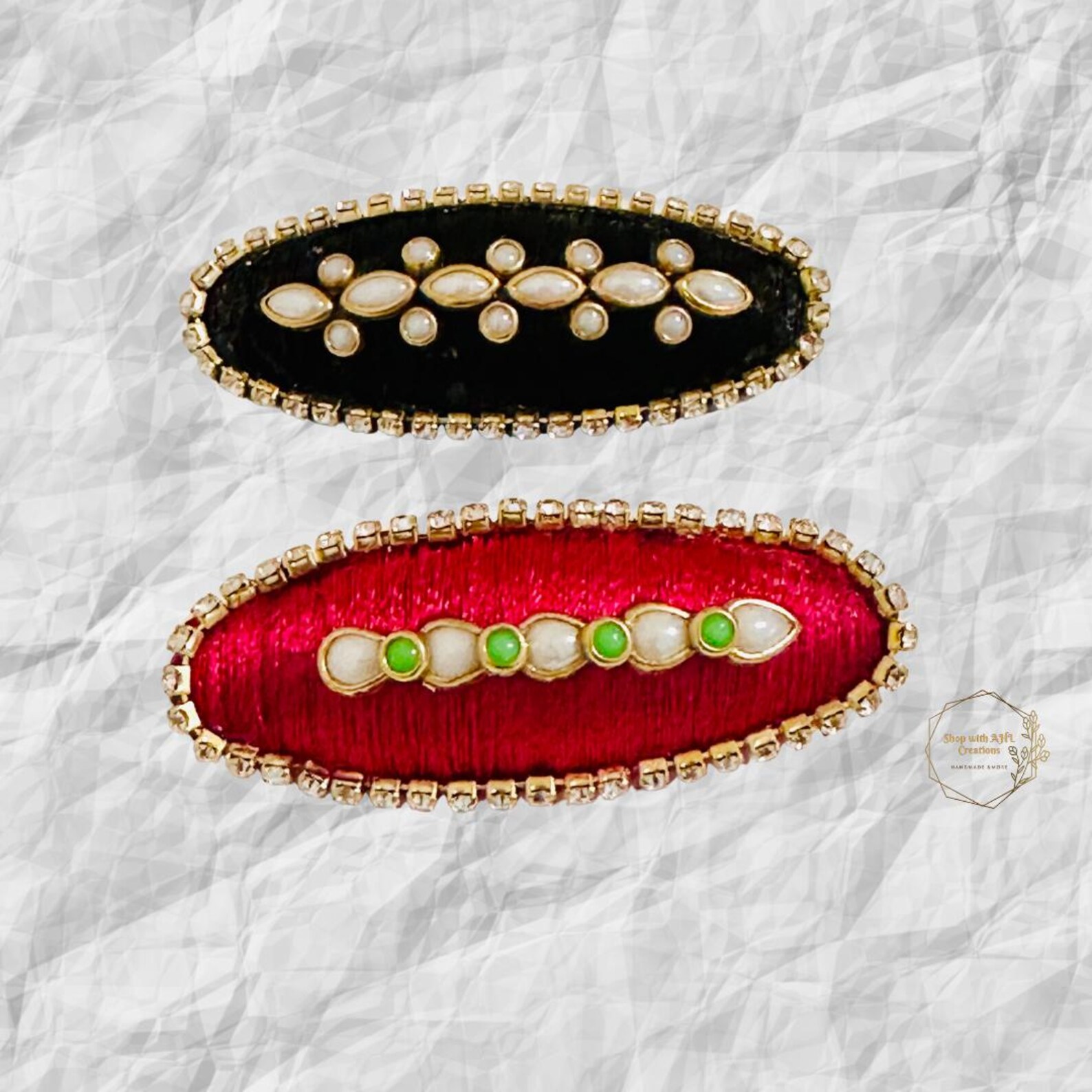 Saree Pins | Indian Style Saree Pin | Thread and Stone Saree Pins ...