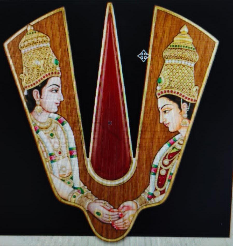 Balaji With Shanku Chakra HD Laminated MDF Cutout: Gruhapravesham Decor ...