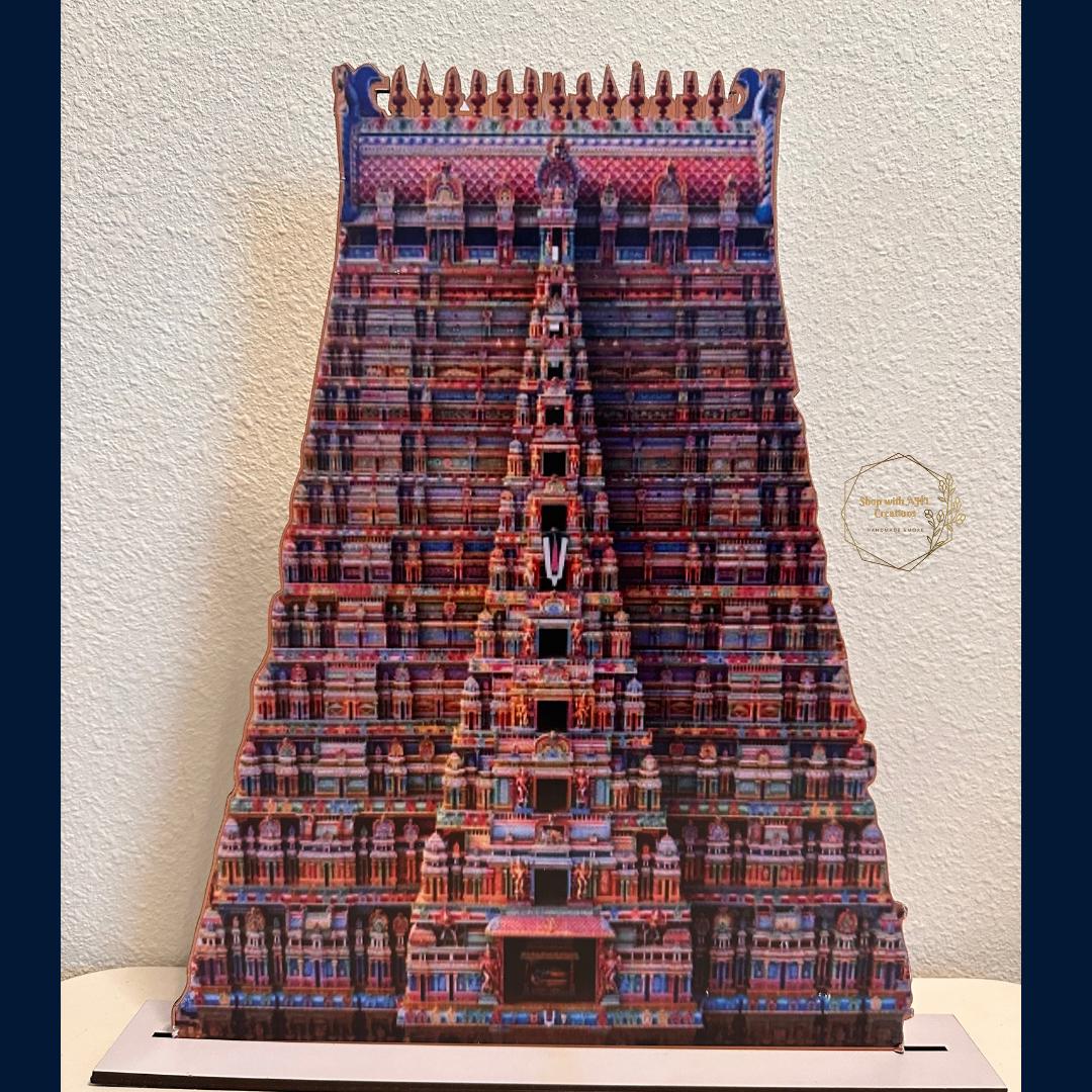 Meenakshi Amman & Ranganatha Swamy Temple Golu Set: Laminated MDF ...