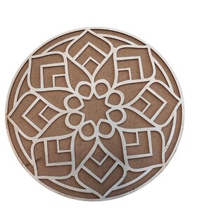 Rangoli MDF 8" | No Foam Rangoli | Eco Friendly MDF Rangoli Designs ...