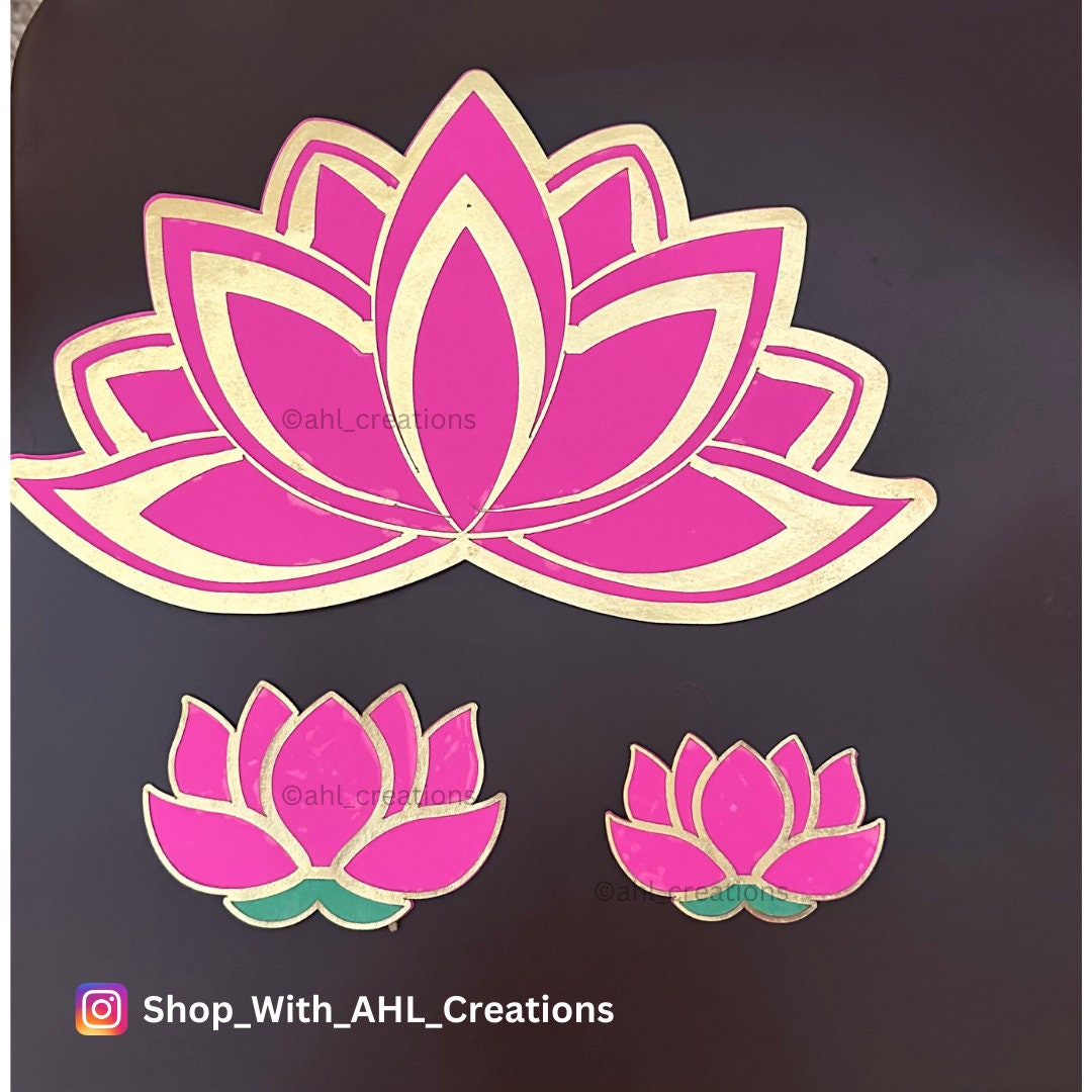 Lotus Cutouts Cardstock Lotus Cutouts Budget-friendly Lotus Cutouts for ...