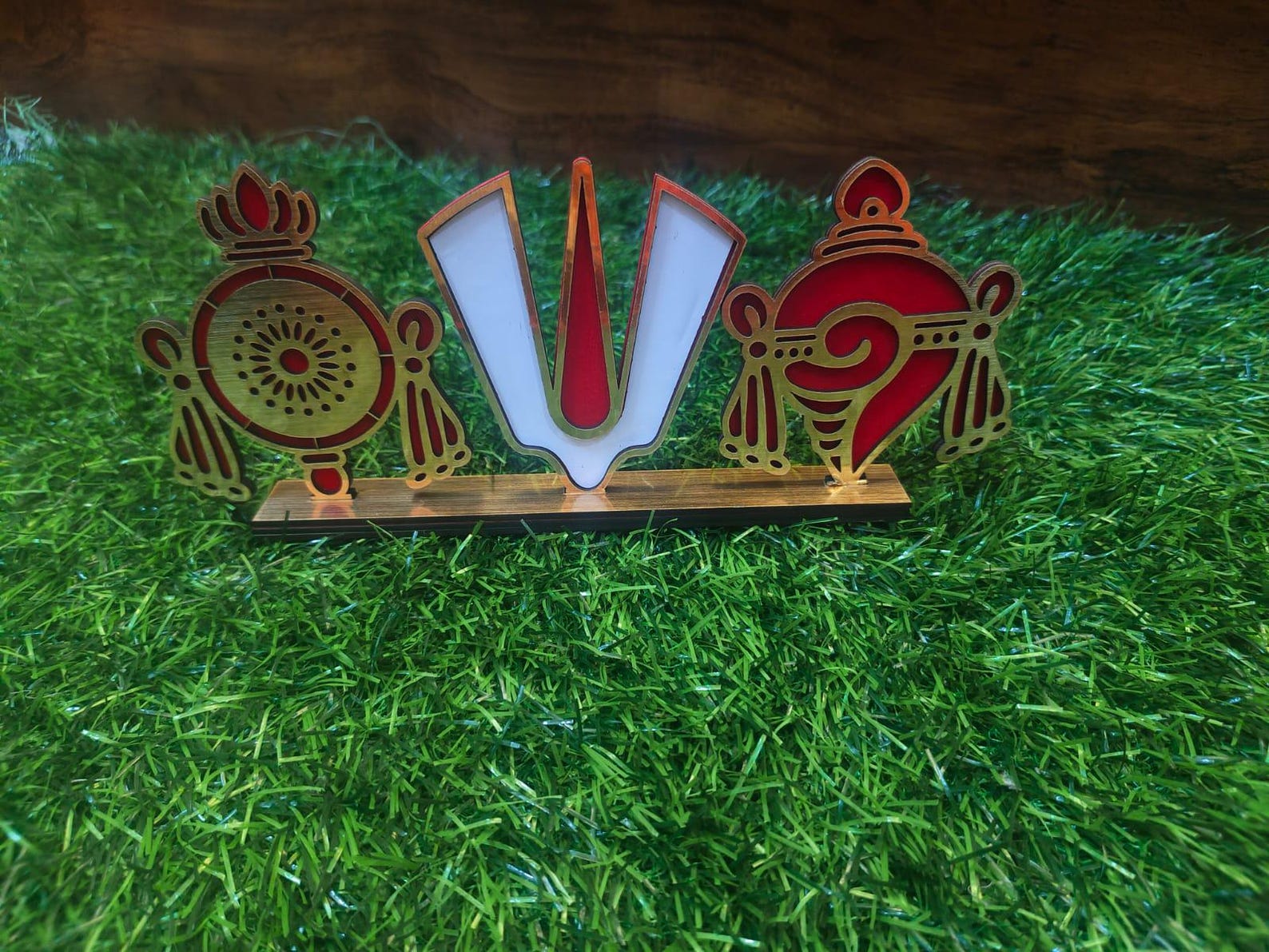 Shanku Chakra Namam Hangings, Cutouts and Standee | Om Kalisha and ...