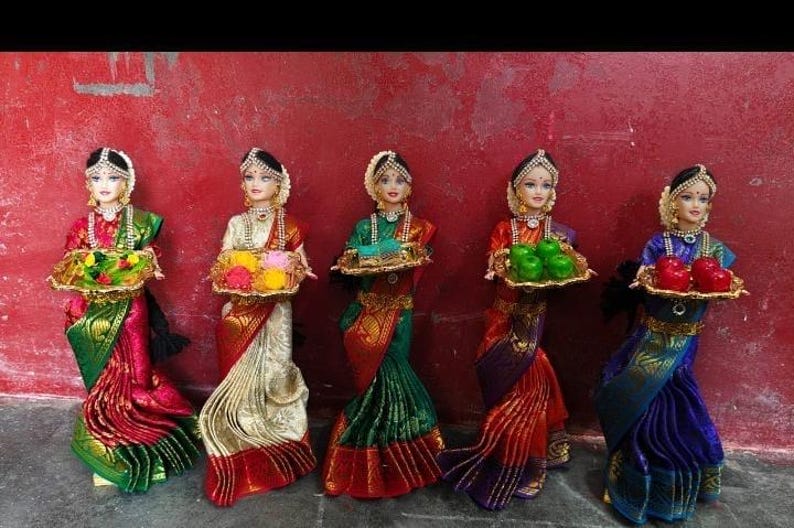Housewarming and Baby Shower Dolls | Gruhapravesham Doll Set ...