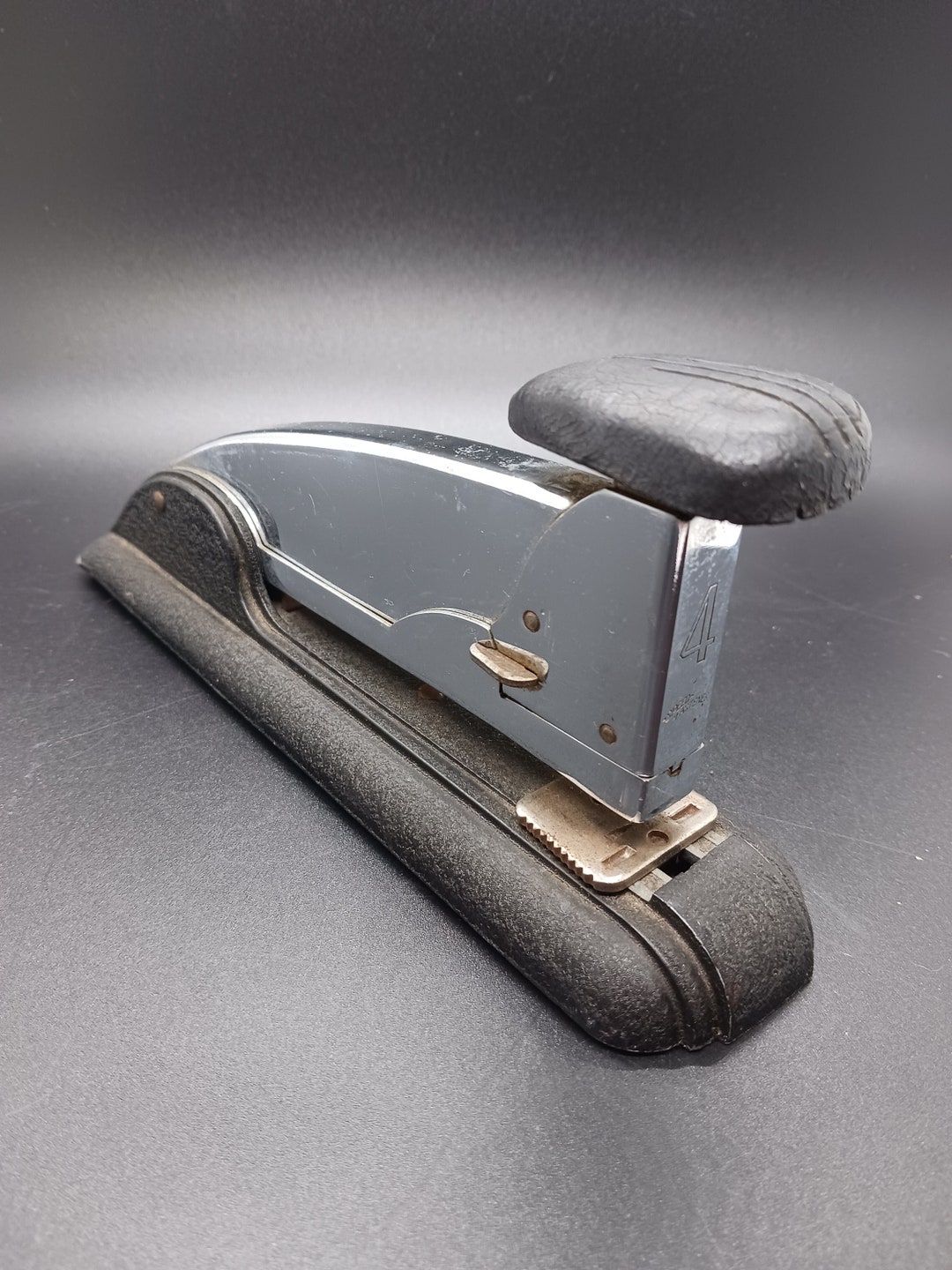 Vintage Metal/chrome Stapler 4 Speed Fastner. - Etsy