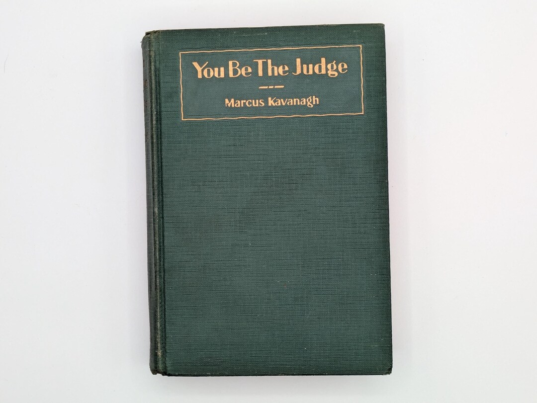 You Be the Judge / Marcus Kavanagh - Etsy