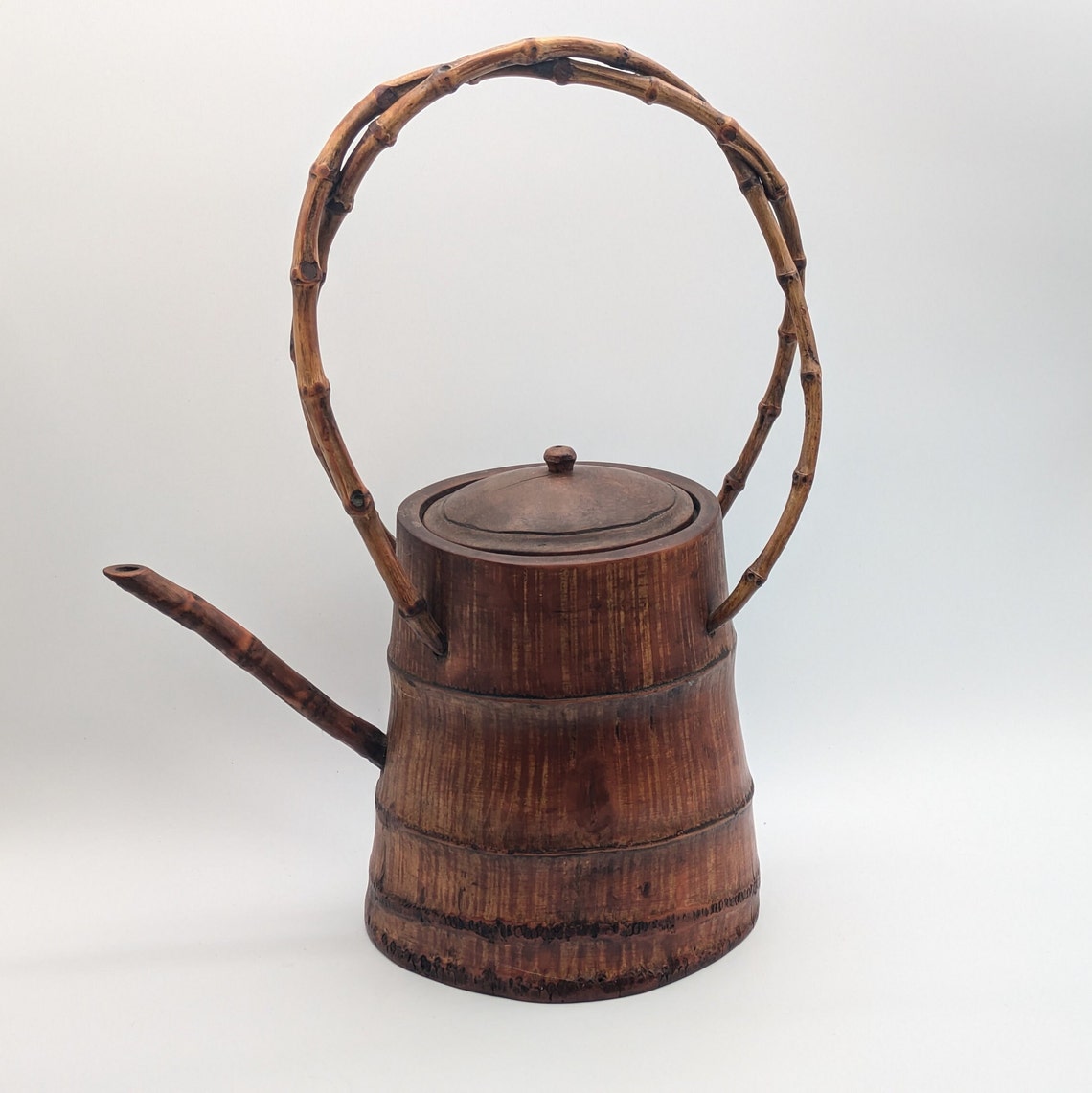 Bamboo Antique Chinese Teapot - Etsy