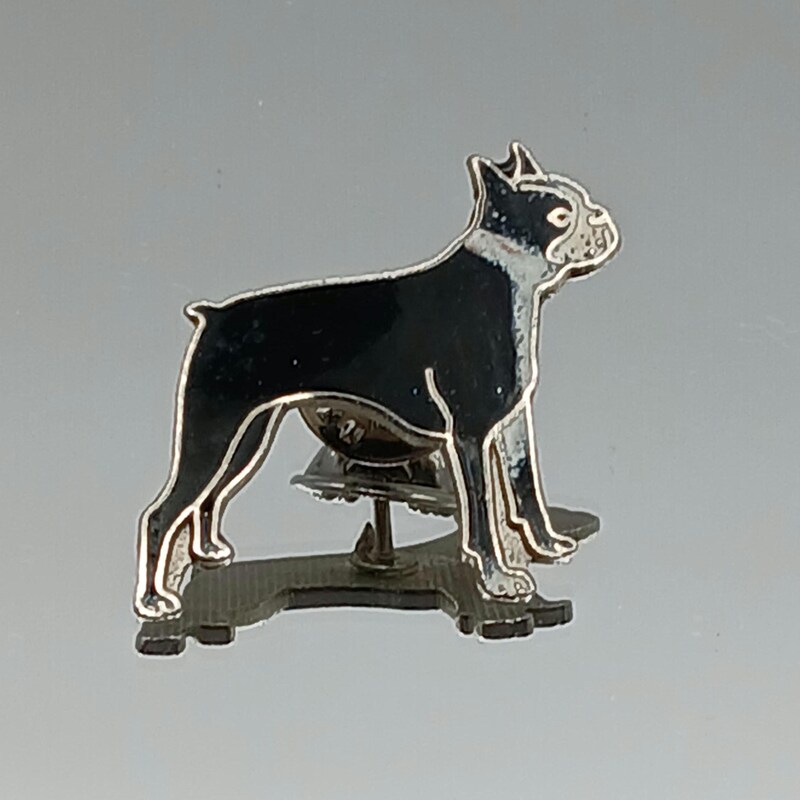 Boston Terrier Enamel Pin - Etsy