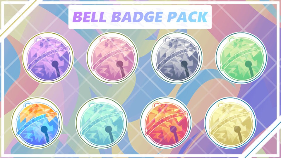 Bell Emotes Pack, Twitch Sub Badge, Twitch Badge, Discord Emotes ...