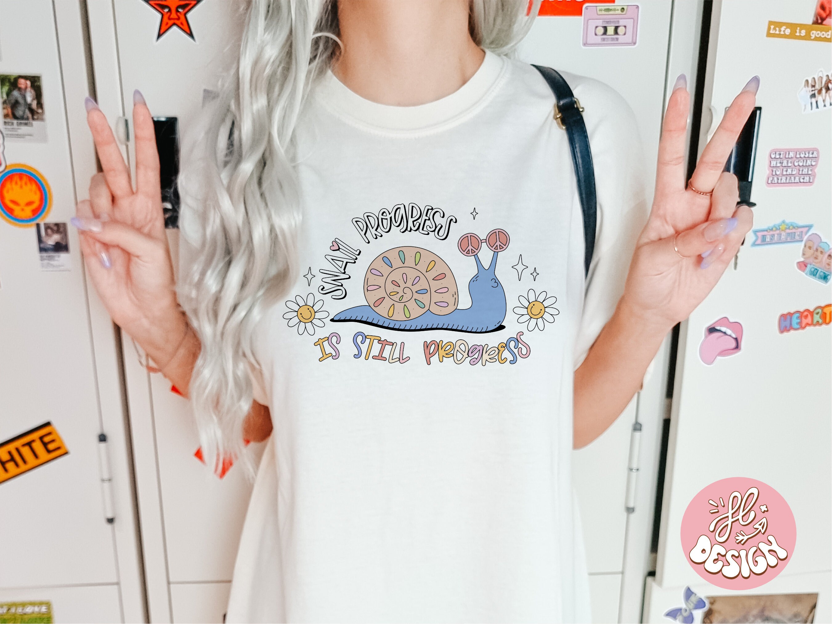 Snail Progress is Still Progress SVG PNG Design, Slow Progress, Retro ...