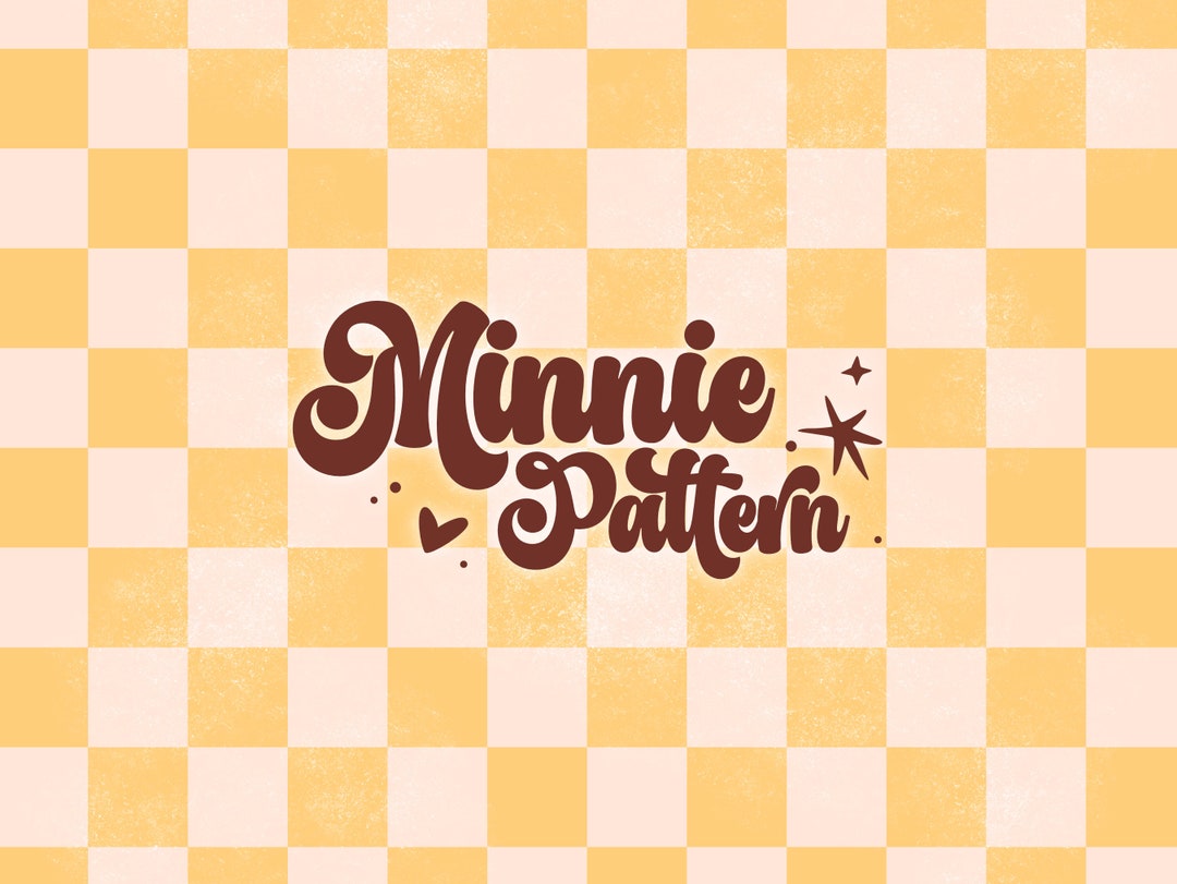 Yellow Retro Distressed Checkerboard Seamless Pattern. Spring Groovy ...