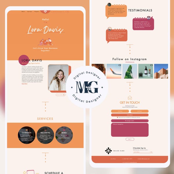 HTML Email Signature Template Modern, Custom Gmail Compatible, Clickable Links Arch custom - Etsy