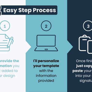 HTML Email Signature Template Modern, Custom Gmail Compatible, Clickable Links Arch custom - Etsy