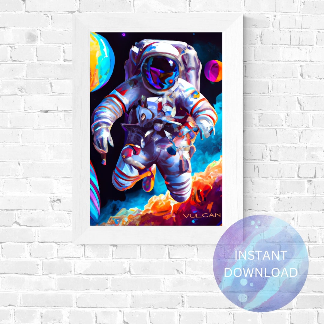 Vulcan 6, Space, Space Age, Office Decor, Printable Wall Art, Wall ...