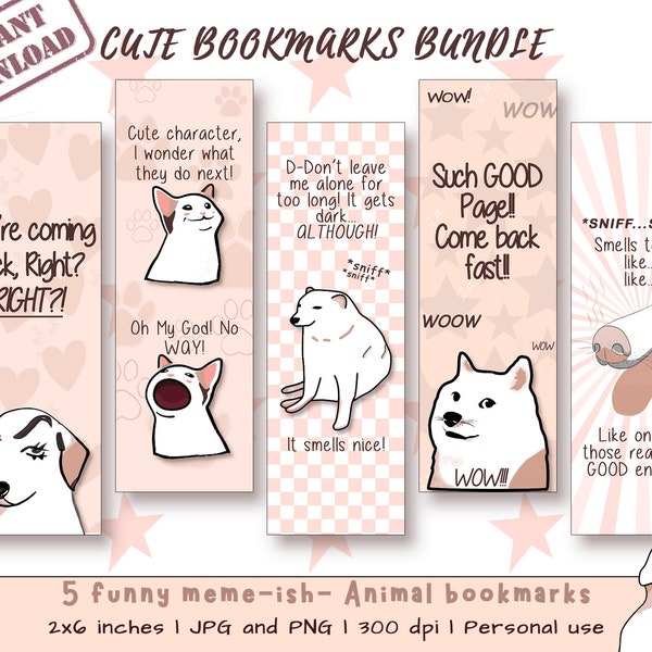 Shop Funny Bookmarks - Etsy