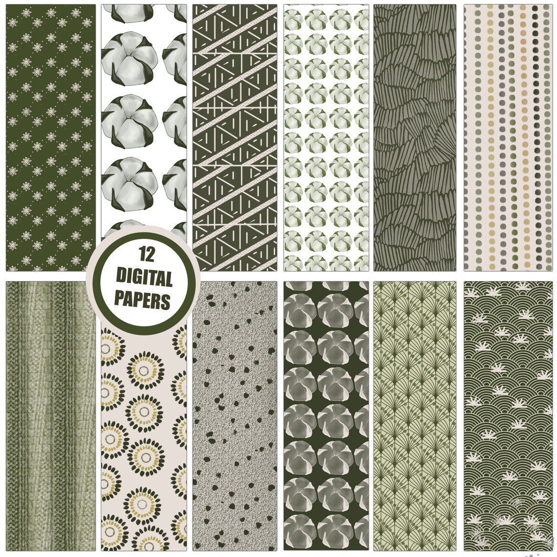 Uzay Digital Paper, Printable Shapes Digital Papers, Scrapbooking ...