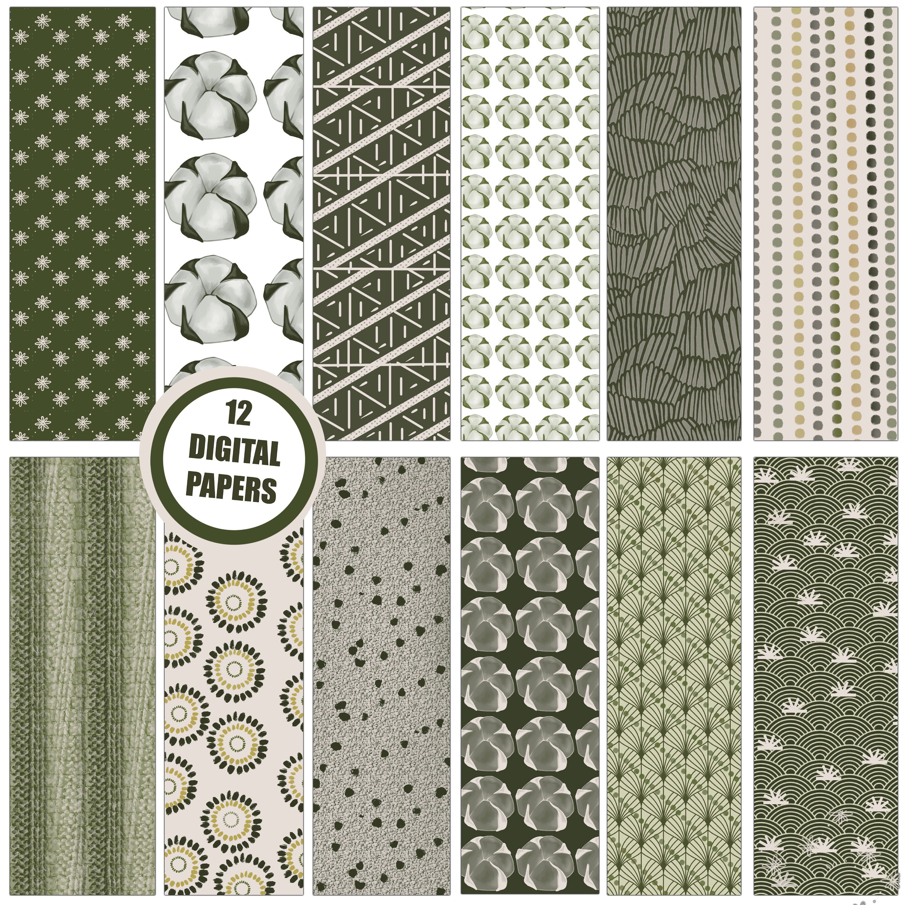 Uzay Digital Paper, Printable Shapes Digital Papers, Scrapbooking ...