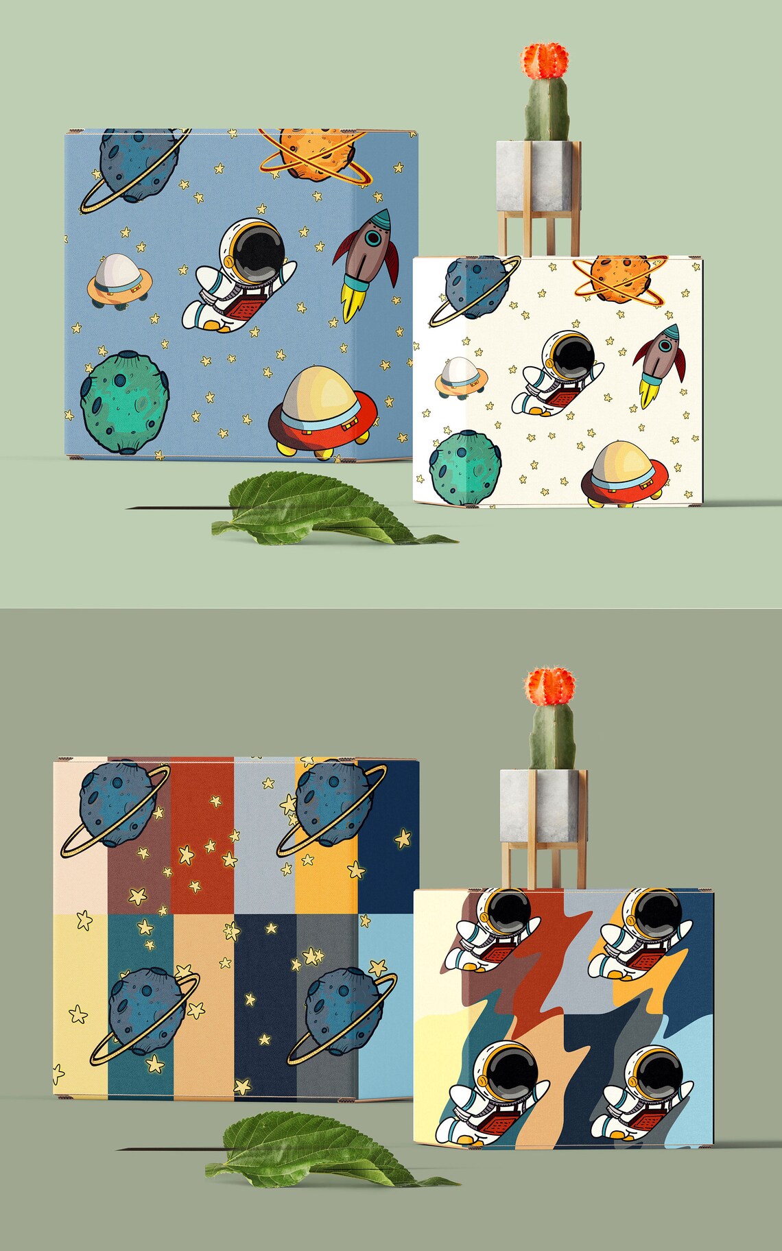 Space Digital Paper Pack, Astronaut Scrapbook Papers, Galaxy Digital ...