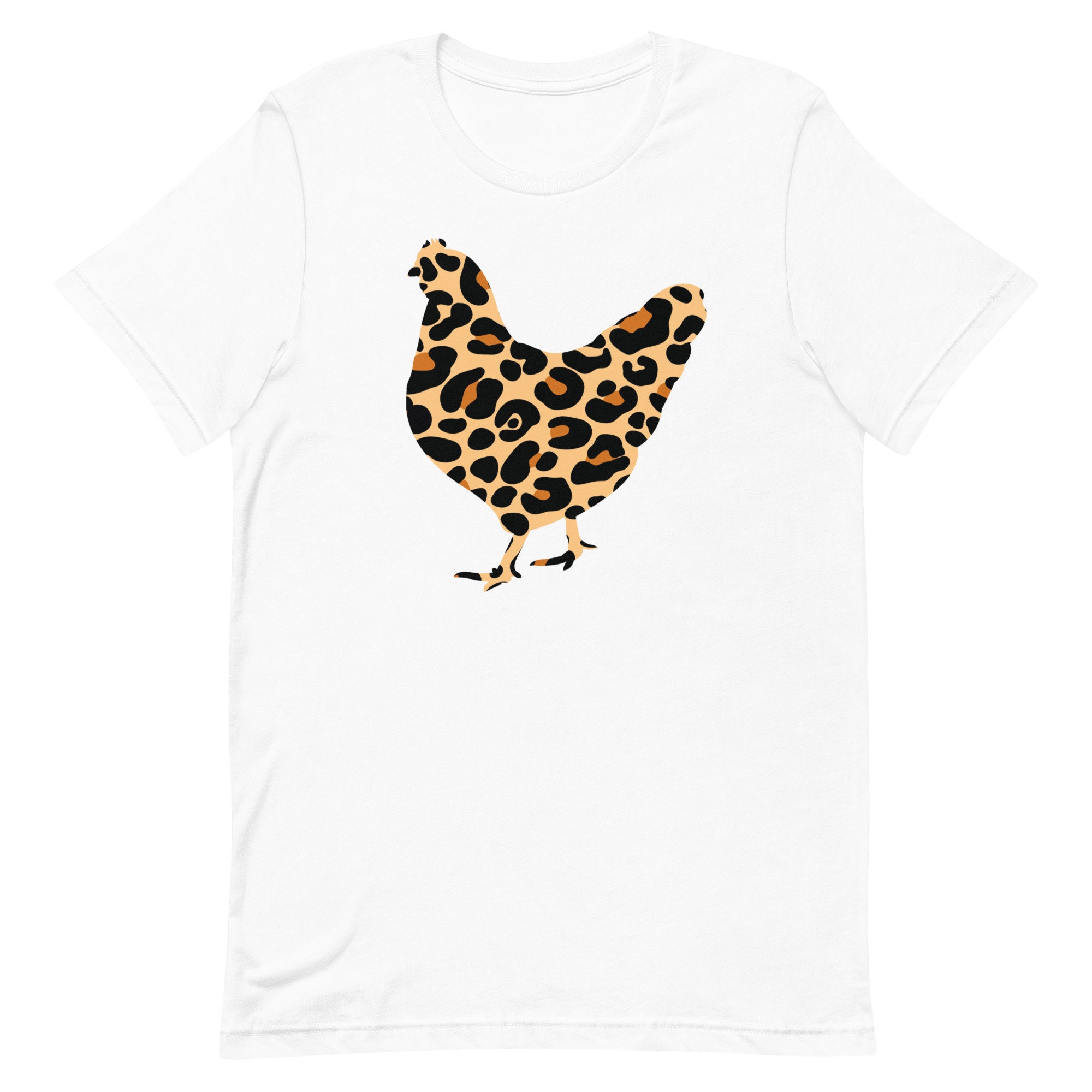 Chicken Cheetah Animal Print Leopard Shirt for Women - Etsy