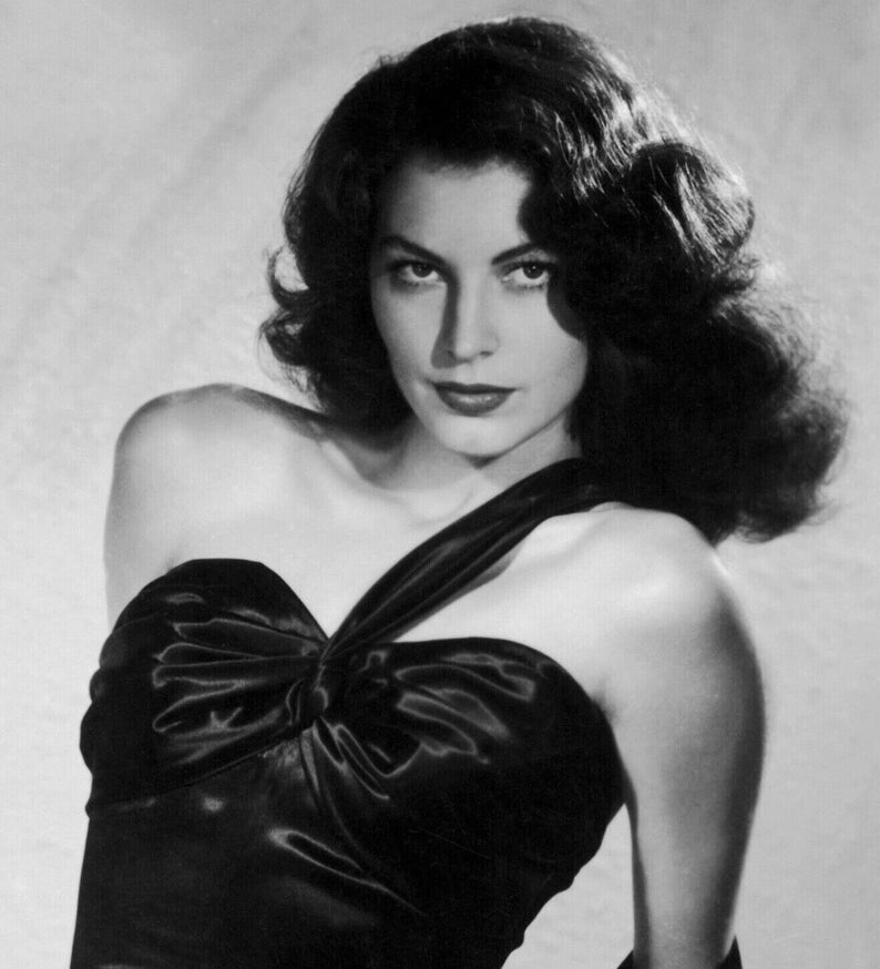 Classic Hollywood Actress AVA GARDNER Vintage Publicity Picture Poster ...