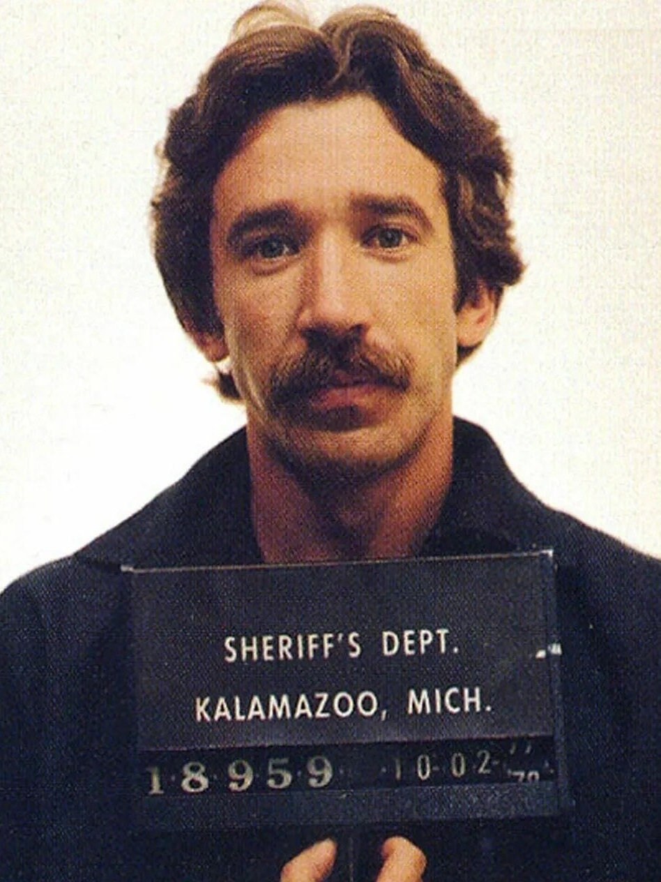 Comedian and Actor Tim Allen Mug Shot Mugshot Wall Print Jail Arrest ...