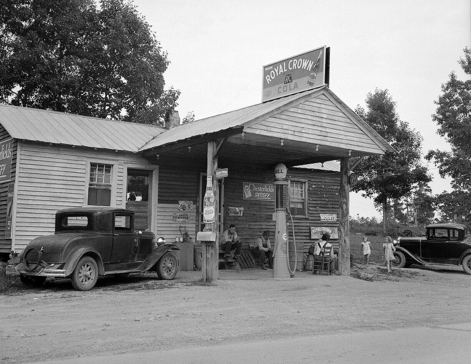 1935 1942 Country Store & Gas Station Oklahoma Old Vintage Photo ...