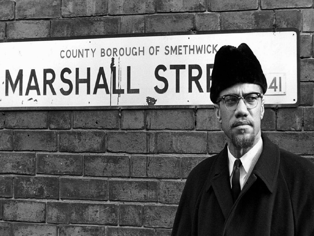 Black Civil Rights Activist African American Leader Malcolm X Iconic ...