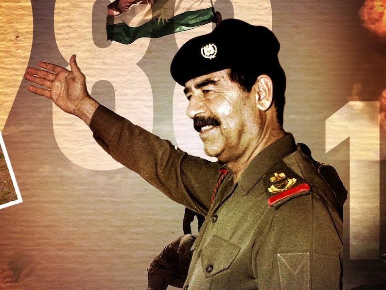 Former President of Iraq Saddam Hussein Poster Portrait Picture Photo Print - Etsy