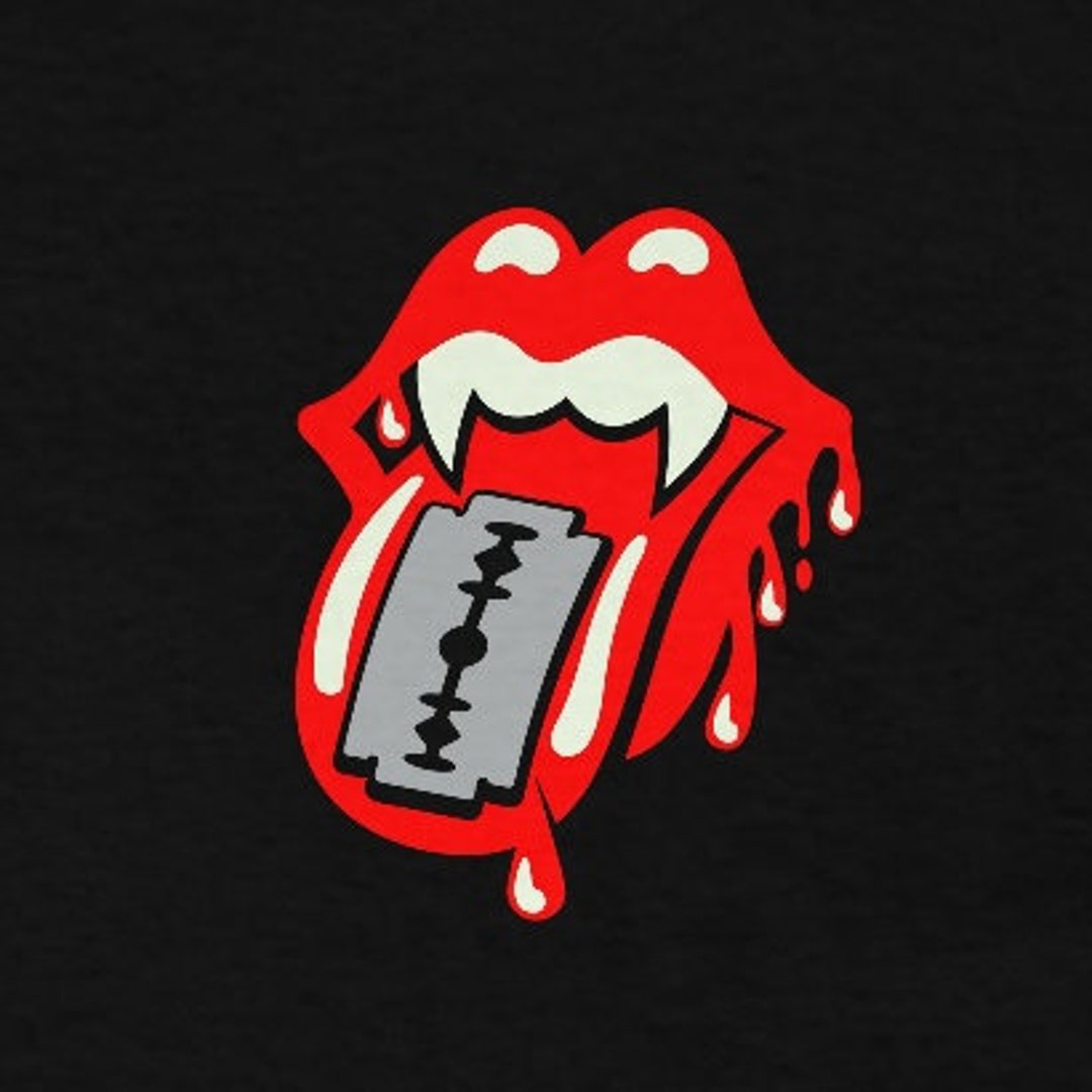 Unleash Your Gothic Side With This Minimalist Rolling Stones Vampire ...