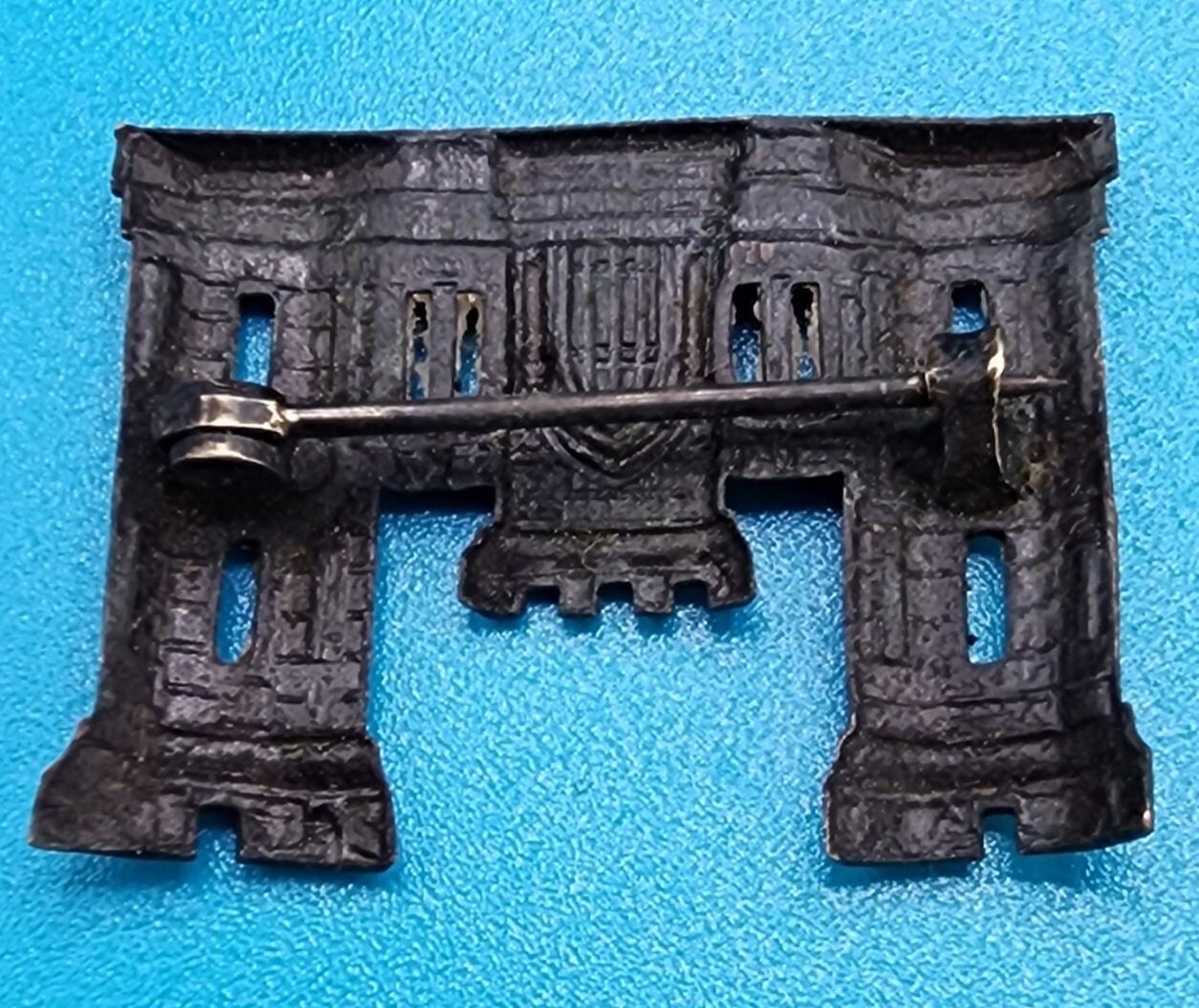 Antique Civil War Engineer Castle Insignia. Stamped Brass With - Etsy