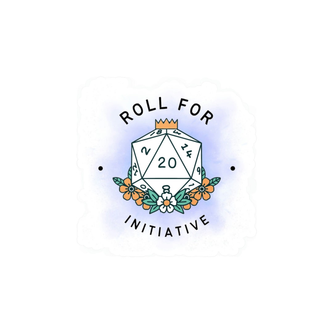 Roll for Initiative Vinyl Decals - Etsy