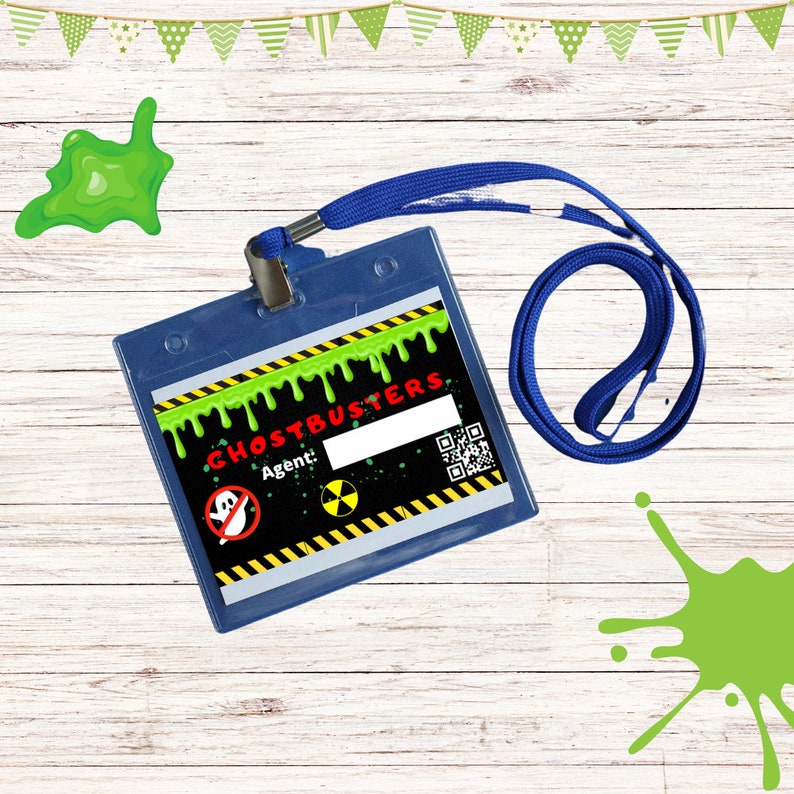 Ghostbusters Inspired Party Kit for Printing. Bottle Wraps, Name Tags ...