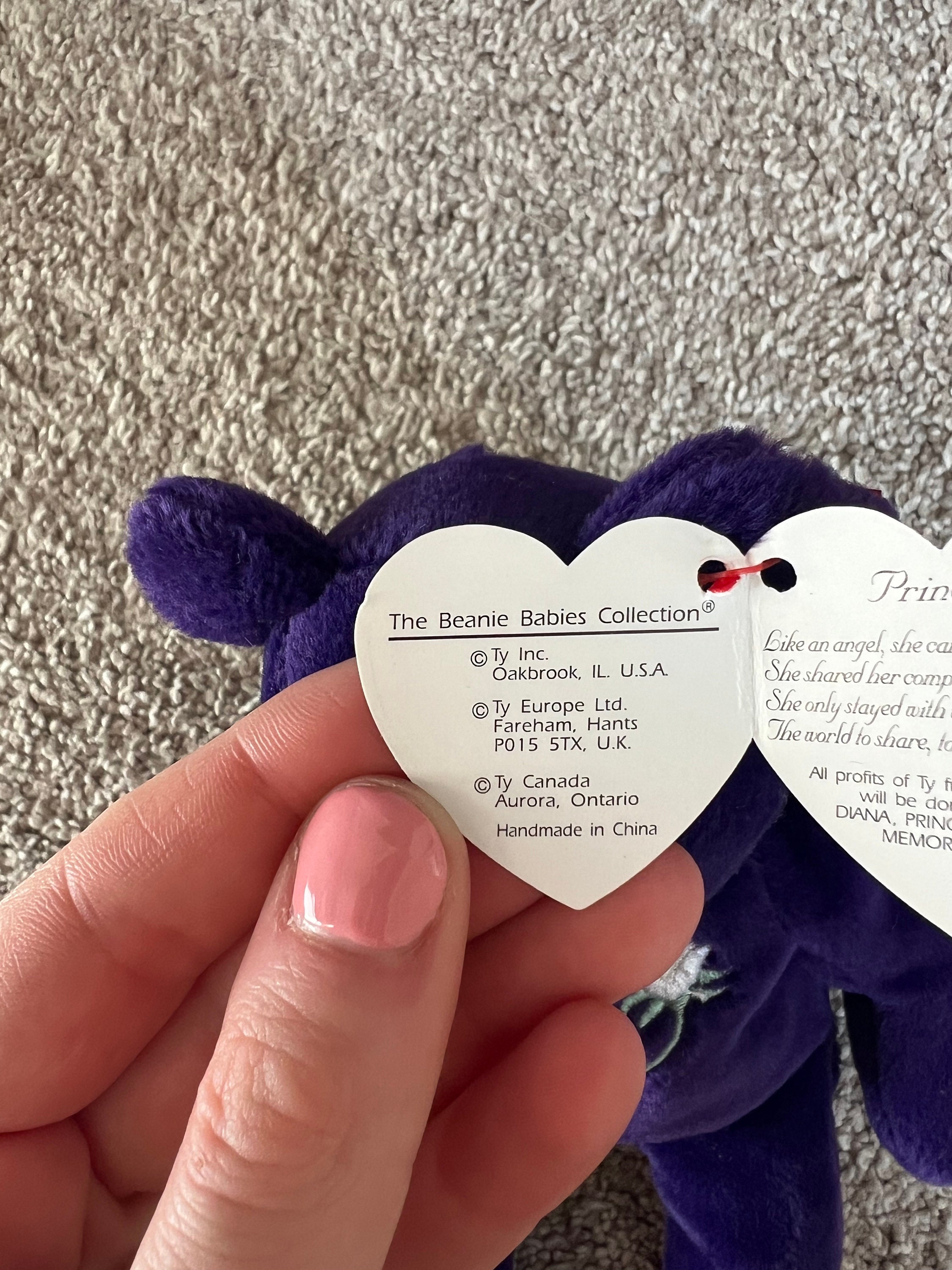 RARE TY Beanie Baby Princess Diana 1997 - Etsy