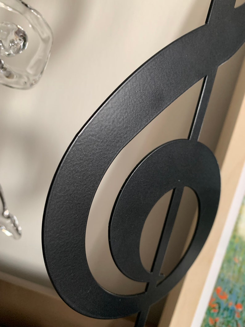 Metal Treble Clef Table Top Candleholder,metal Desktop Modern Decor ...