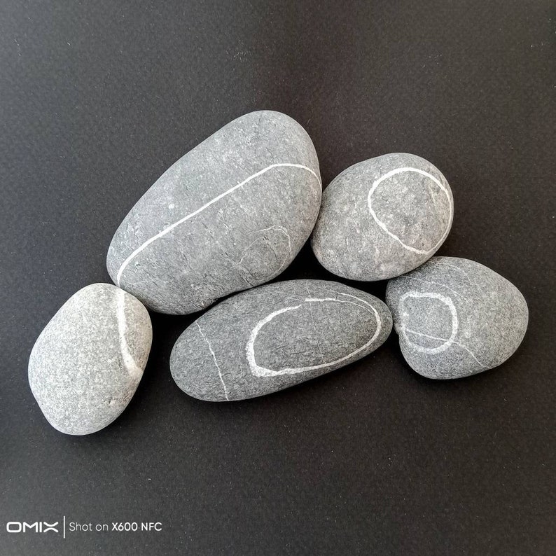 5 Medium Rocks for Aquascaping Hardscaping Fish Tanks, Stones for Vases ...