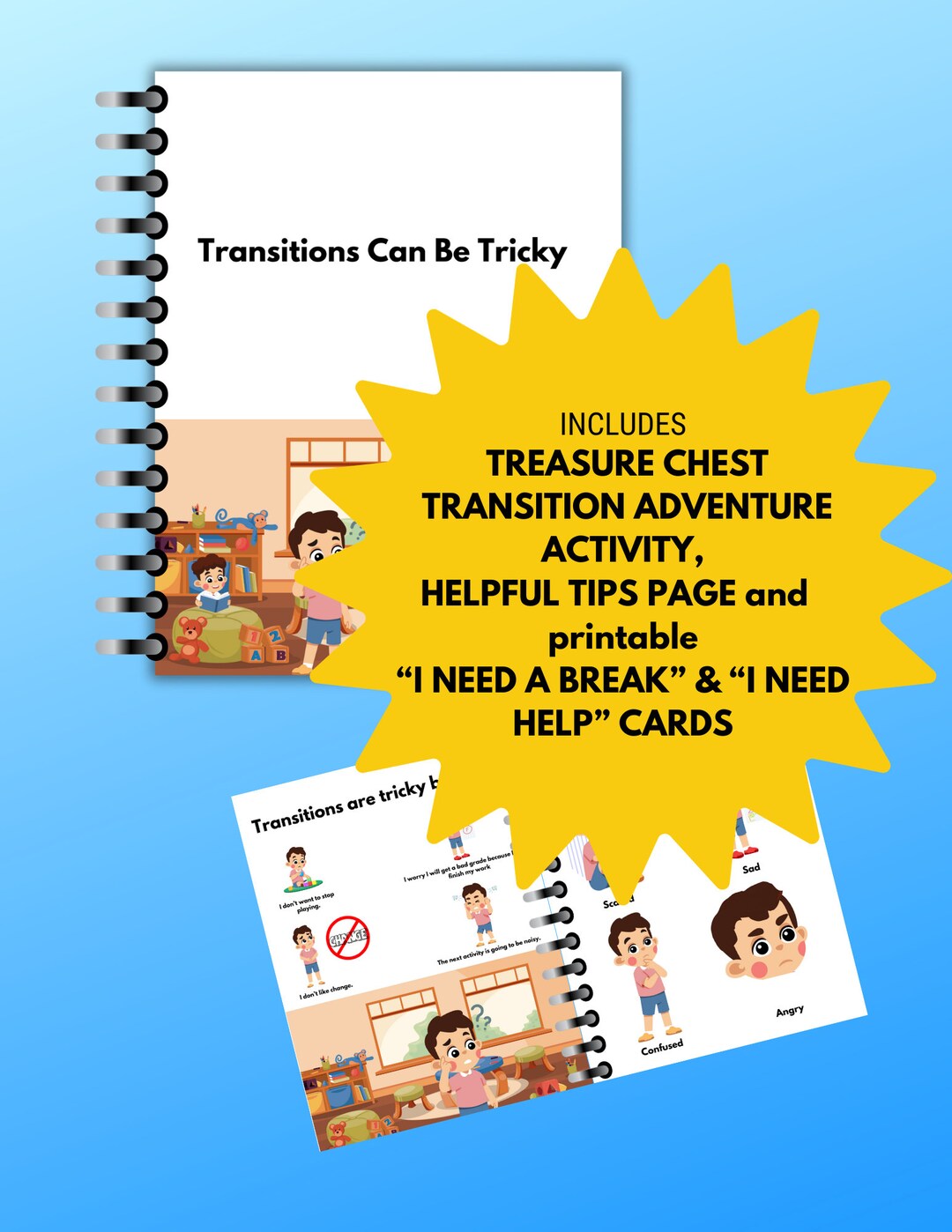 Transitions Can Be Tricky- A Social Story for Those Who Struggle With ...