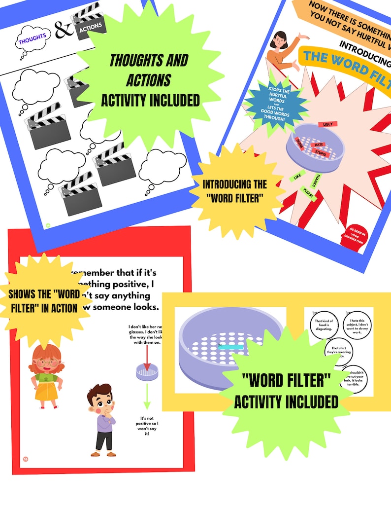 Hurtful Words Social Story- When My Words Hurt Someone - Etsy