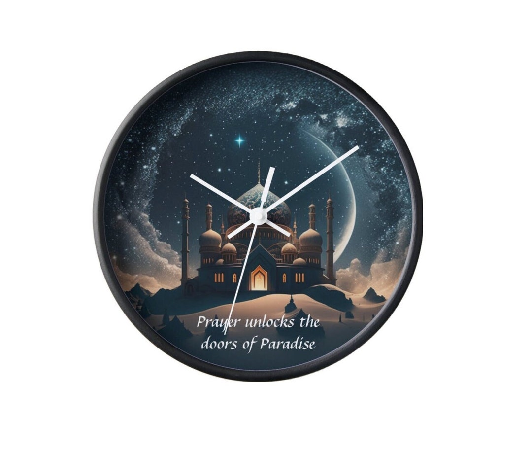 Agrabah Masjid Mosque Round Design Wall Clock Decor Different Colors - Etsy