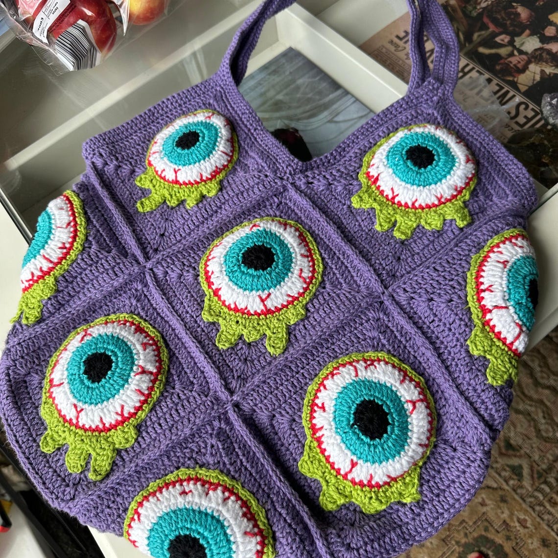 Drippy Eyeball Bag - Etsy
