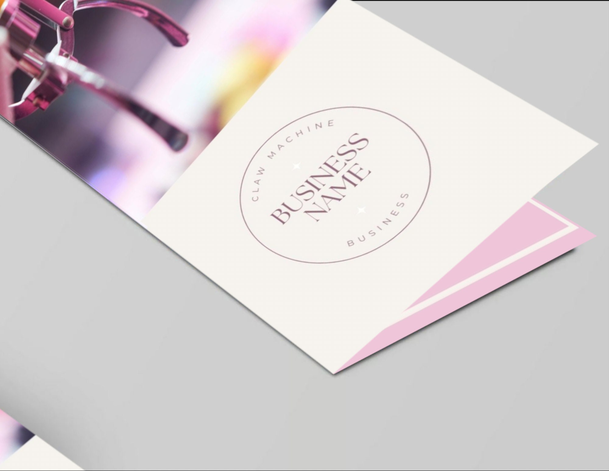 Claw Machine Business Brochure | Editable UFO Catchers Brochure | Small ...