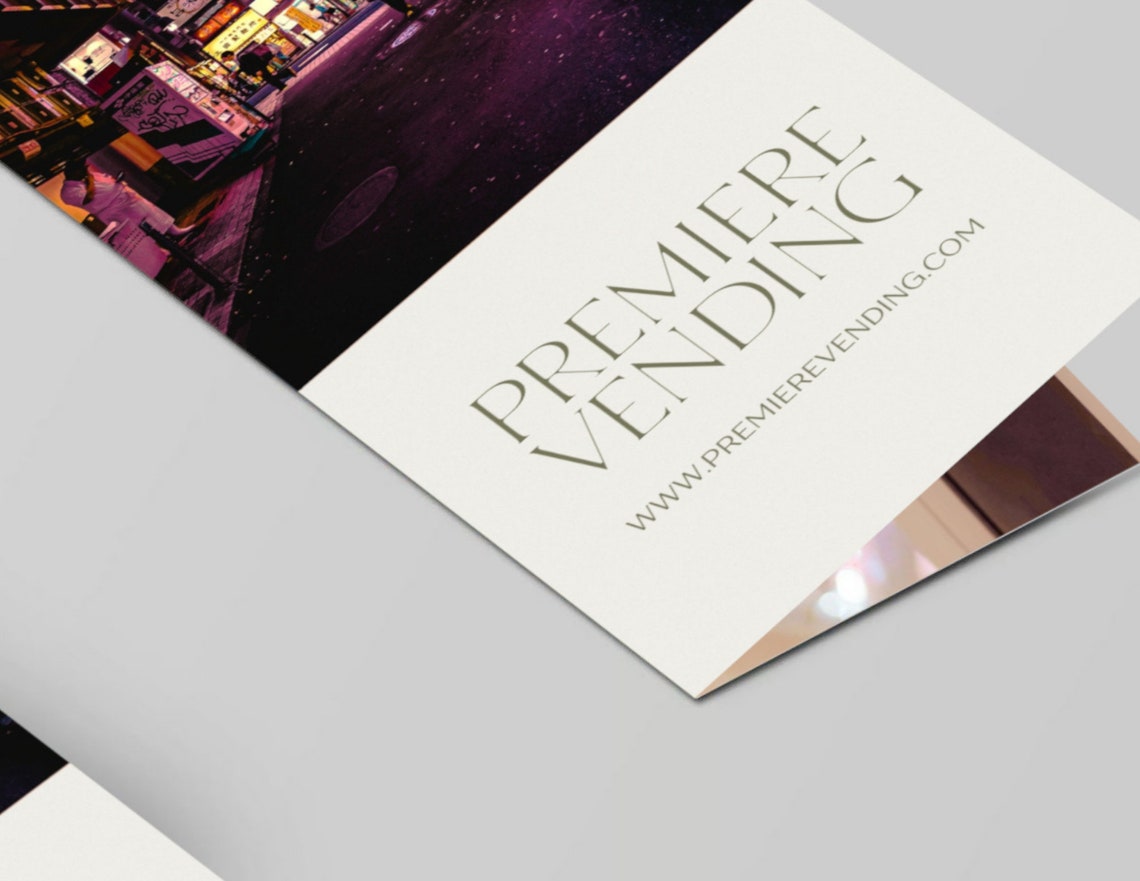 Editable Vending Machine Brochure Template: Small Business Marketing ...