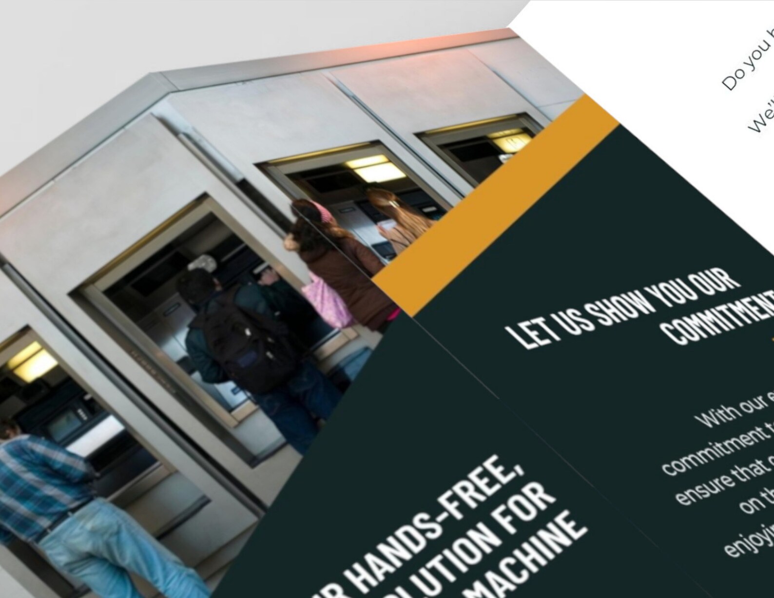 Editable ATM Business Brochure Template: Canva Marketing Pamphlet - Etsy