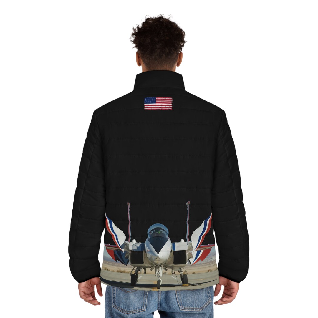 NASA USA Puffer Jacket F15 Lancet Project - Etsy