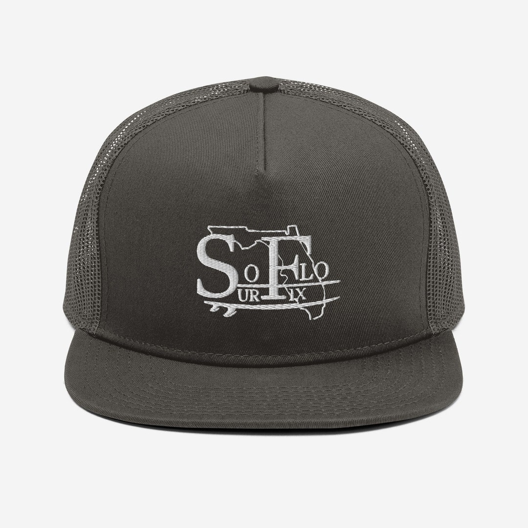 Soflo Surfix Logo grey Mesh Back Snapbackt - Etsy