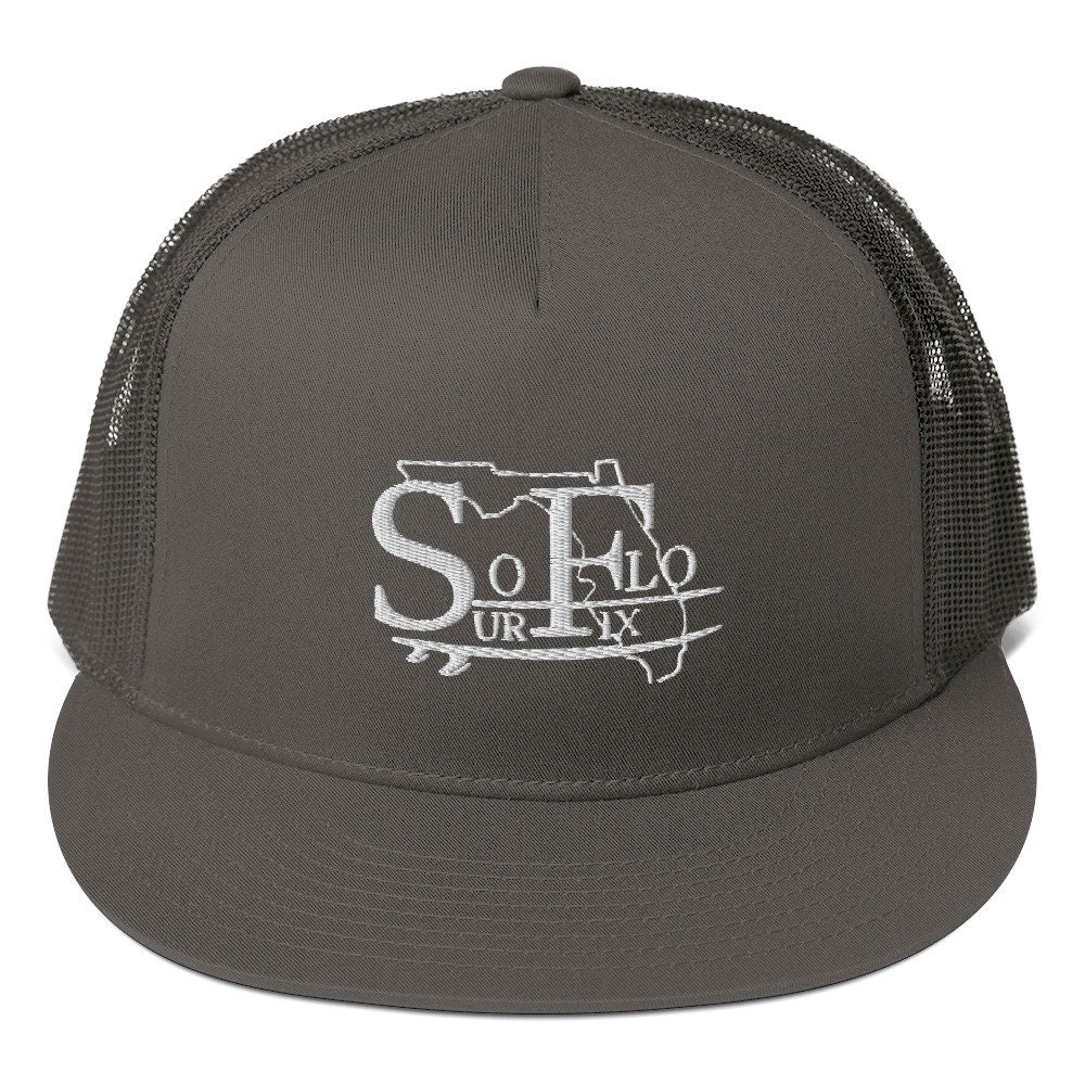Soflo Surfix Logo grey Mesh Back Snapbackt - Etsy