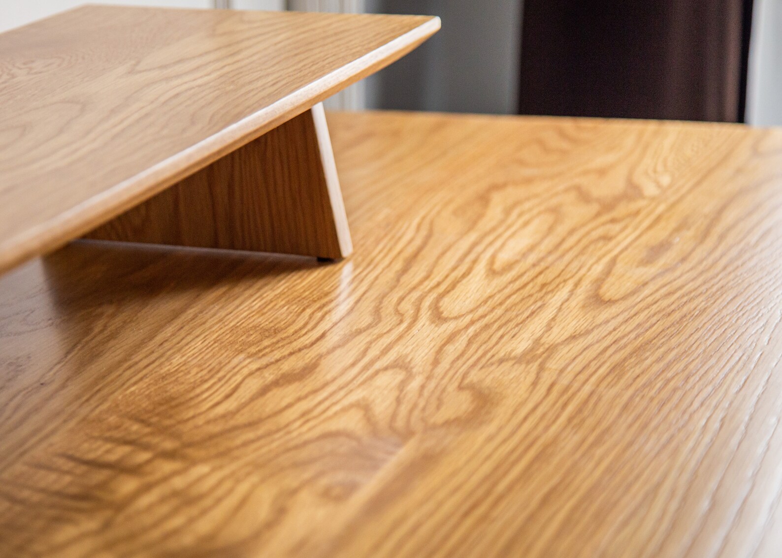 Solid Wood Standing Desk White Oak Handcrafted Adjustable - Etsy