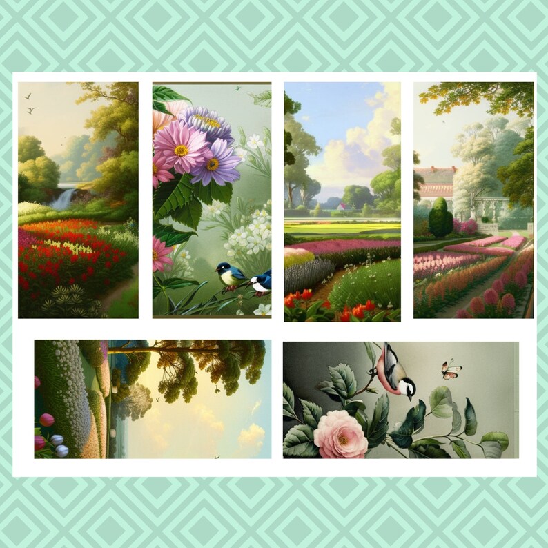 Fantasy Forest Printable Paper Digital Download Scrapbooking Journaling ...