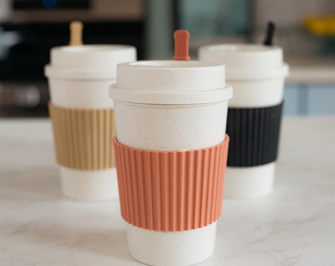 Twisty Travel Cup With Silicone Lid, Travel Coffee Cup With Lid ...