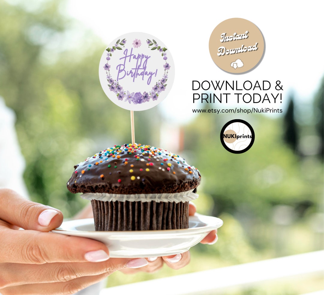 Happy Birthday Gift Tags, Printable Gift Tags, Birthday Gift Labels ...