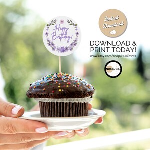 Happy Birthday Gift Tags, Printable Gift Tags, Birthday Gift Labels ...