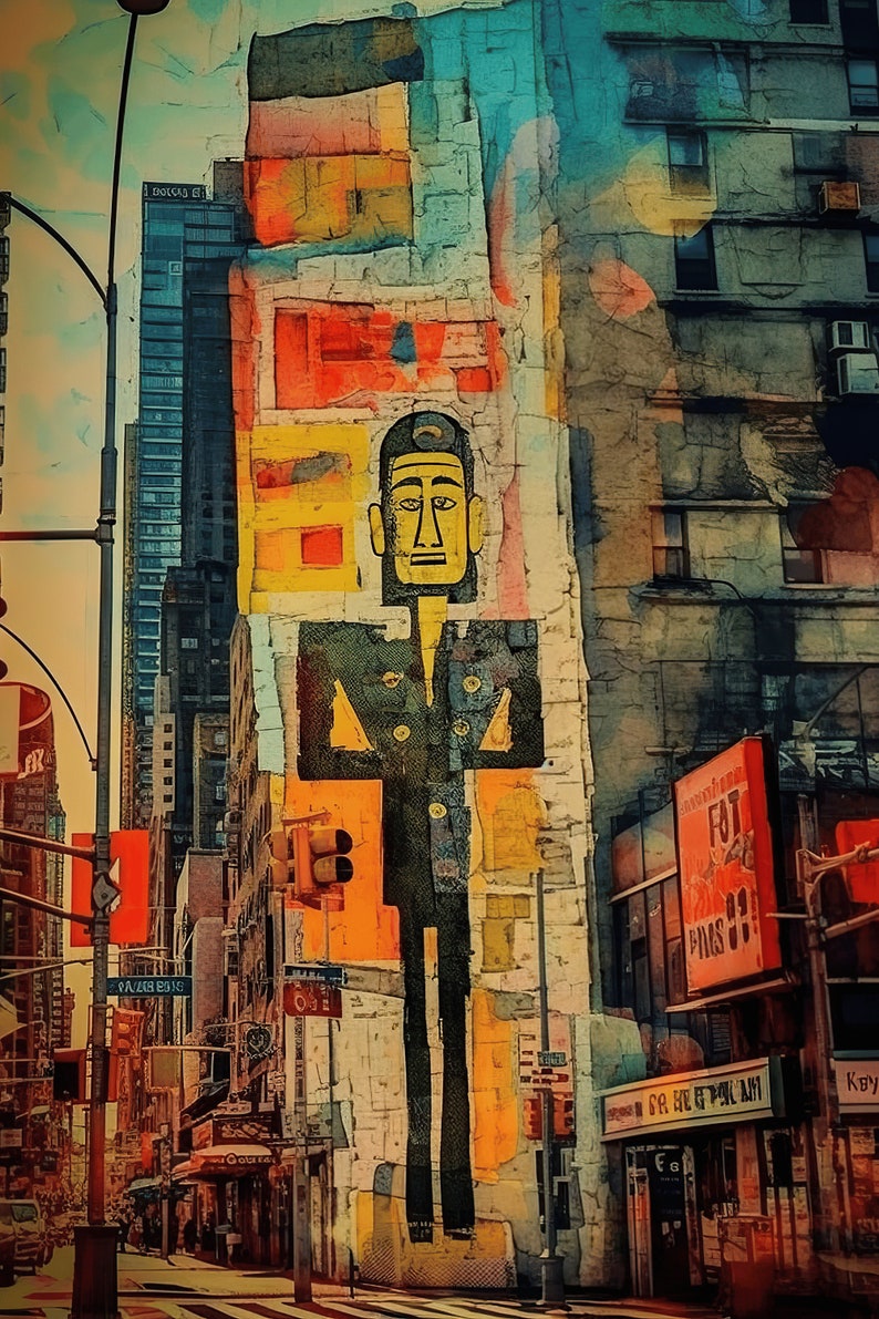 Instant Download Printable Ai-generated Abstract Digital Wall - Etsy